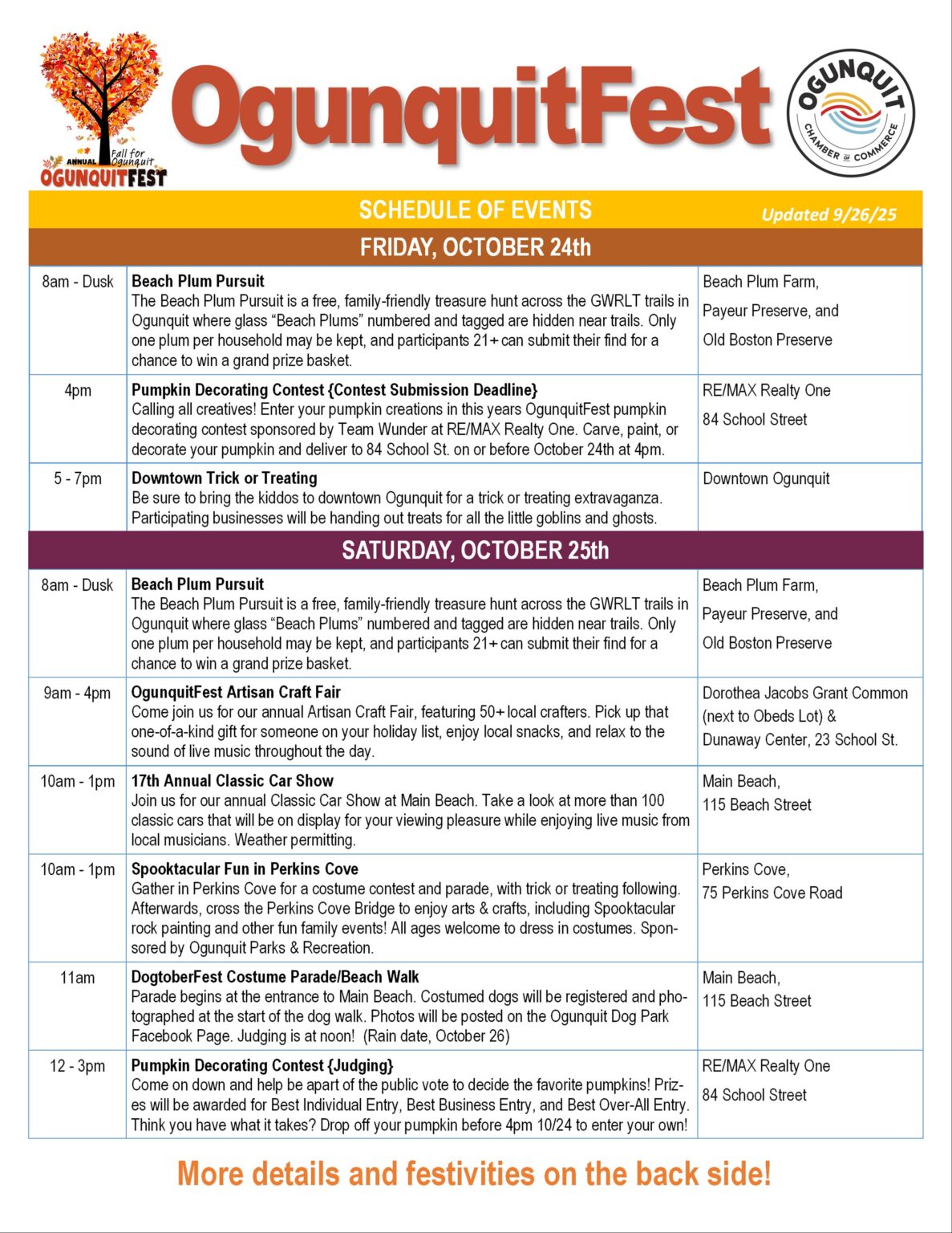 OgunquitFest - Ogunquit Chamber of Commerce